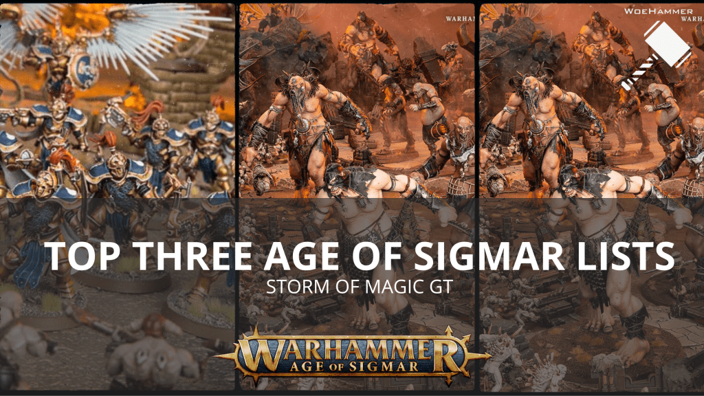 Top Three AoS Lists for Storm of Magic GT - Woehammer