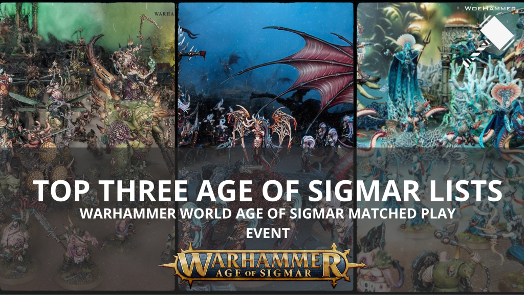 Top Three AoS Lists for Age of Sigmar, Match Play Event (Warhammer ...