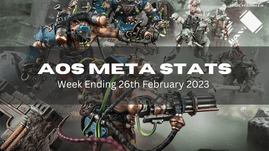 AoS Meta Stats W/Ending 26th February 2023 - Woehammer