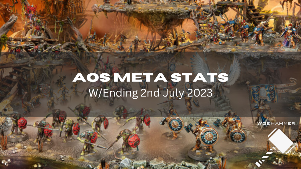 AoS Meta Stats W/Ending 2nd July 2023 - Woehammer
