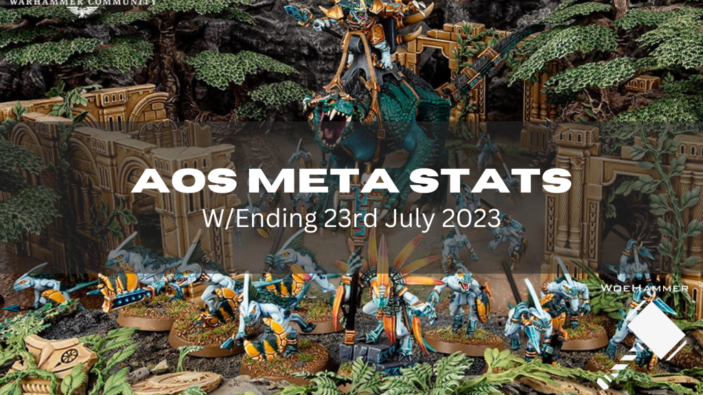 AoS Meta Stats W/Ending 23rd July 2023 - New GHB - Woehammer