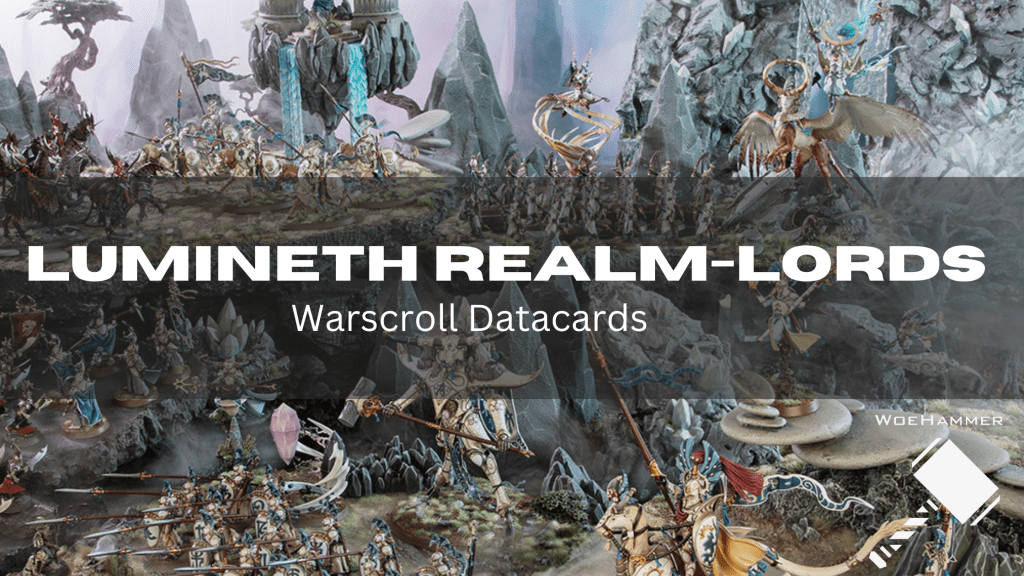 Lumineth Realm-Lords Datacards - Woehammer