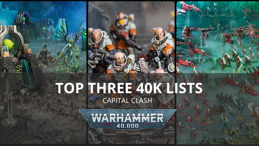 Top Three 40k Lists for Capital Clash (10th Edition) - Woehammer