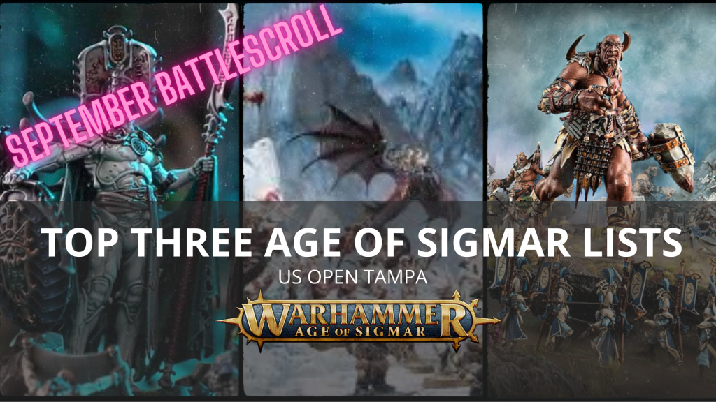 Top Three AoS Lists for the Age of Sigmar GT: US Open Tampa - Woehammer