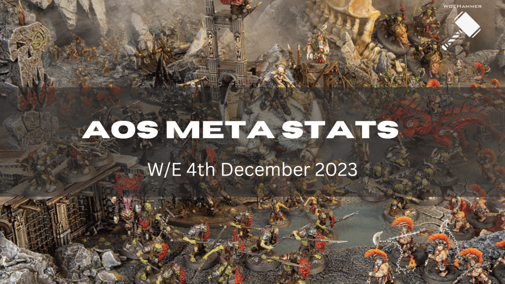 AoS Meta Stats W/Ending 4th December 2023 - Woehammer