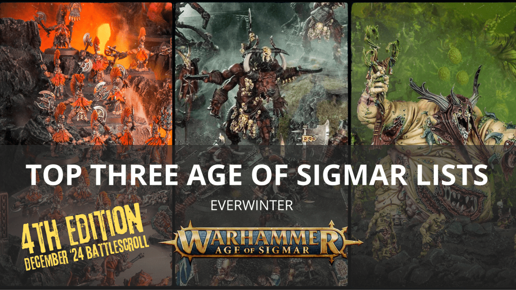 Top Three AoS Lists for Everwinter: Age of Sigmar Grand Tournament ...
