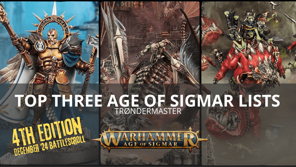 Top Three AoS Lists for the Trøndermaster - Woehammer