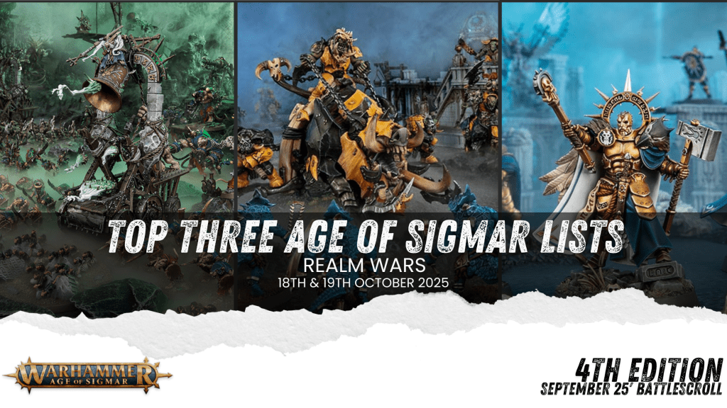 Top Three AoS Lists for Realm Wars - Woehammer