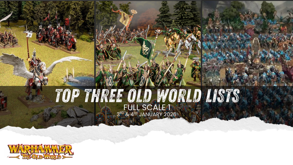 Top Three TOW Lists for Full Scale 1 - Woehammer